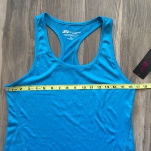 Skechers | Tops | Nwt Skechers Sport Blue Racerback Tank Top Small ...